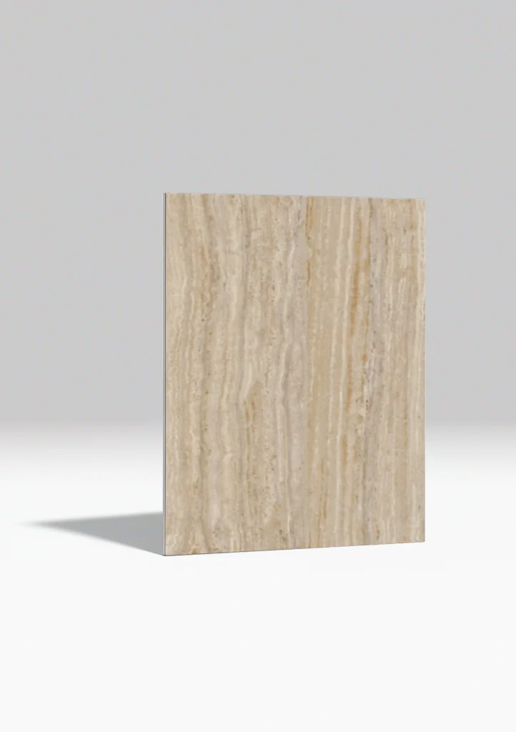Travertine PVC bézs színű Falpanel (Méret: 1220 × 2800 mm) - Panastone ...